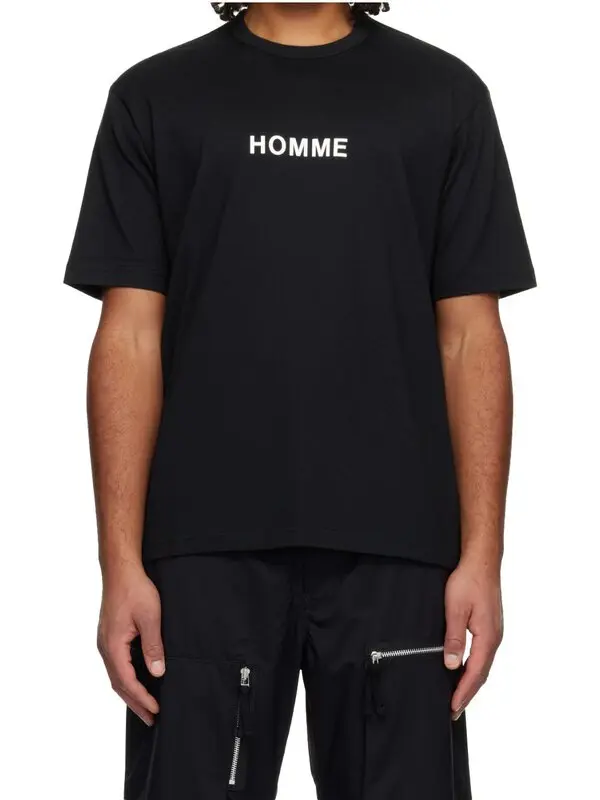 Comme Des Garçons Logo Short-sleeve T-shirt - Black