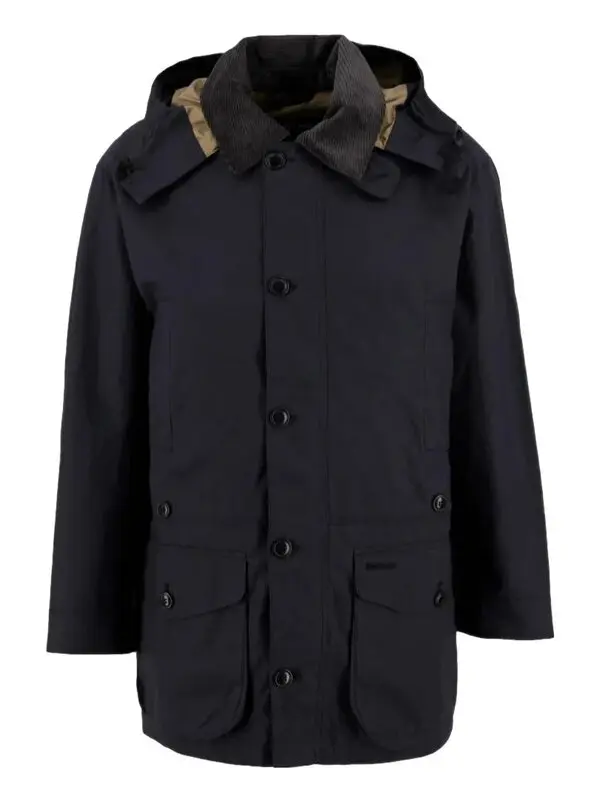 Barbour Endurance Hooded Cotton Jacket - Black