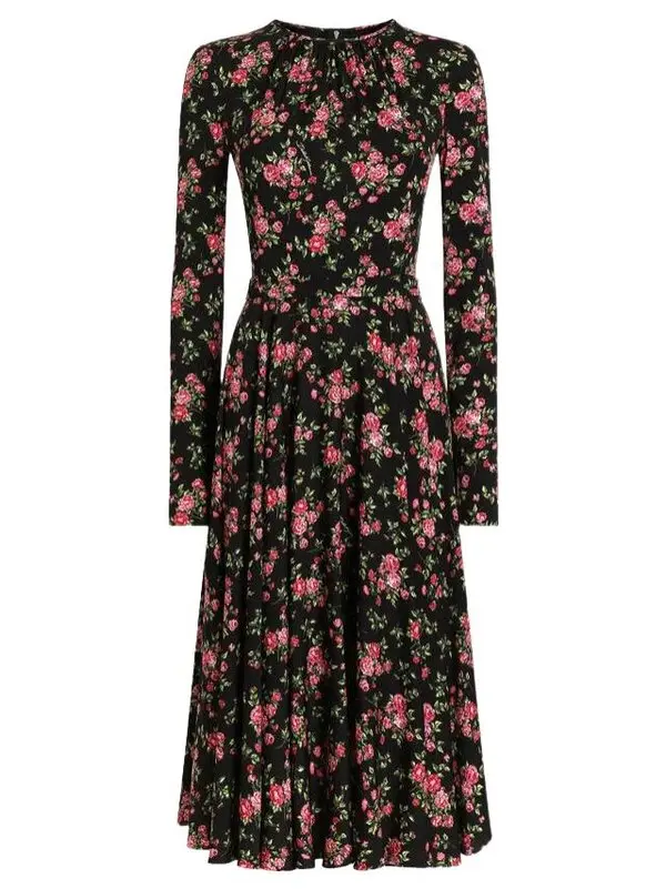 Dolce & Gabbana Floral Midi Dress - No