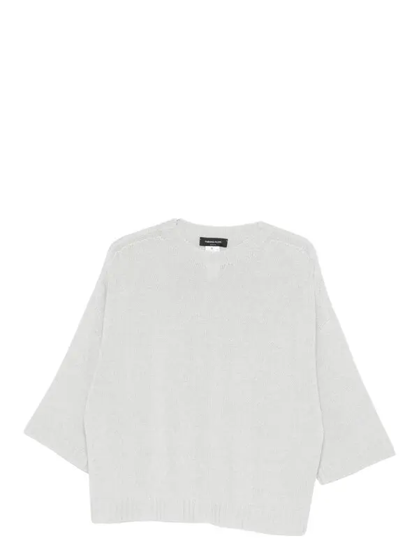 Fabiana Filippi Lurex T-shirt - Grey