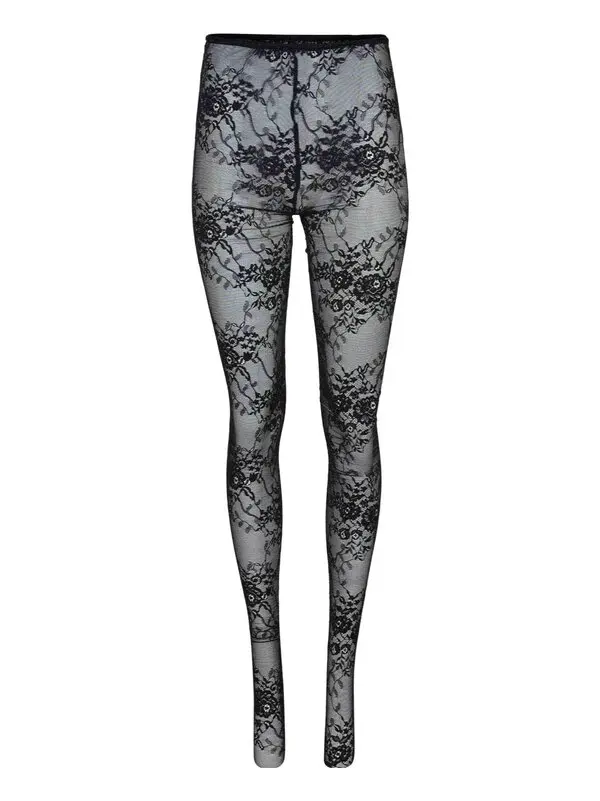 Giuseppe Di Morabito Lace Leggings - Black