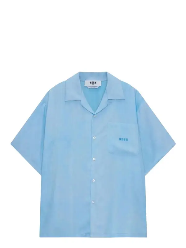 MSGM Short-sleeved Shirt - Blue