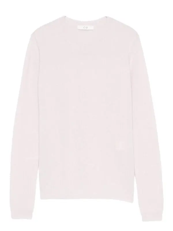 Co Crewneck Sweater In Cashmere Silk - White