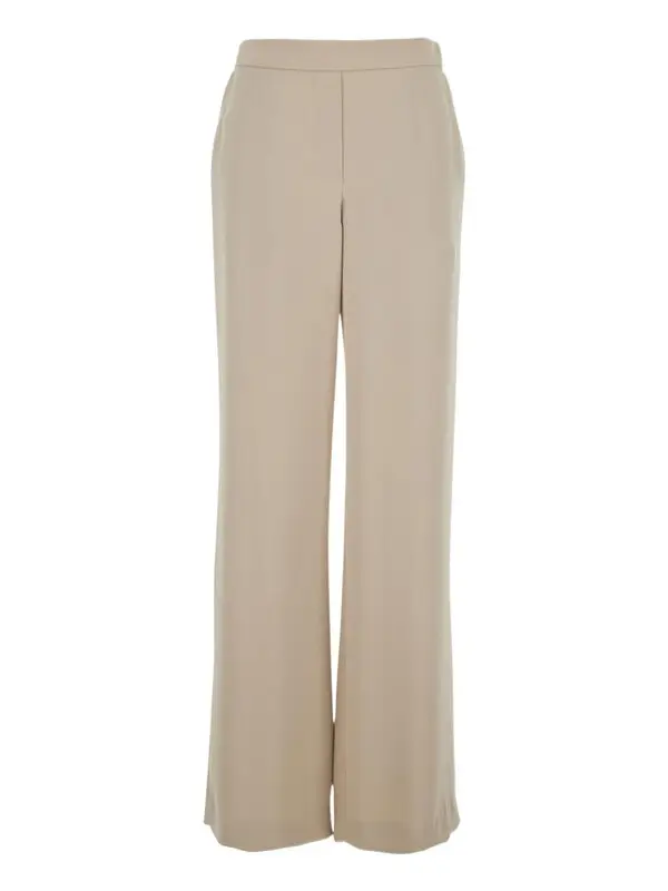 P.a.r.o.s.h Wide Leg Trousers - Beige