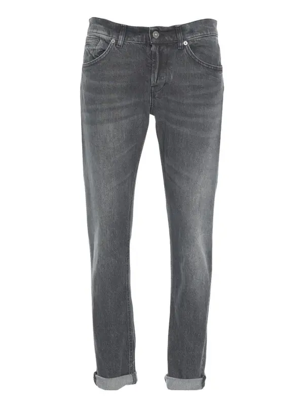 DONDUP George Slim Fit Jeans - Gray