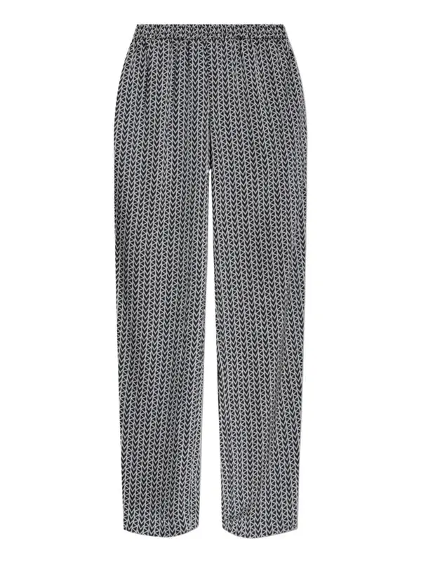 Michael Kors Chevron Print Trousers - Gray