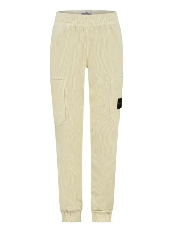Stone Island Patch Pocket Corduroy Trousers - Ivory