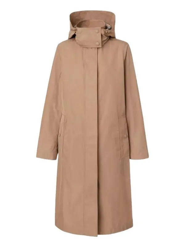 Burberry Detachable Hood Car Coat - Brown