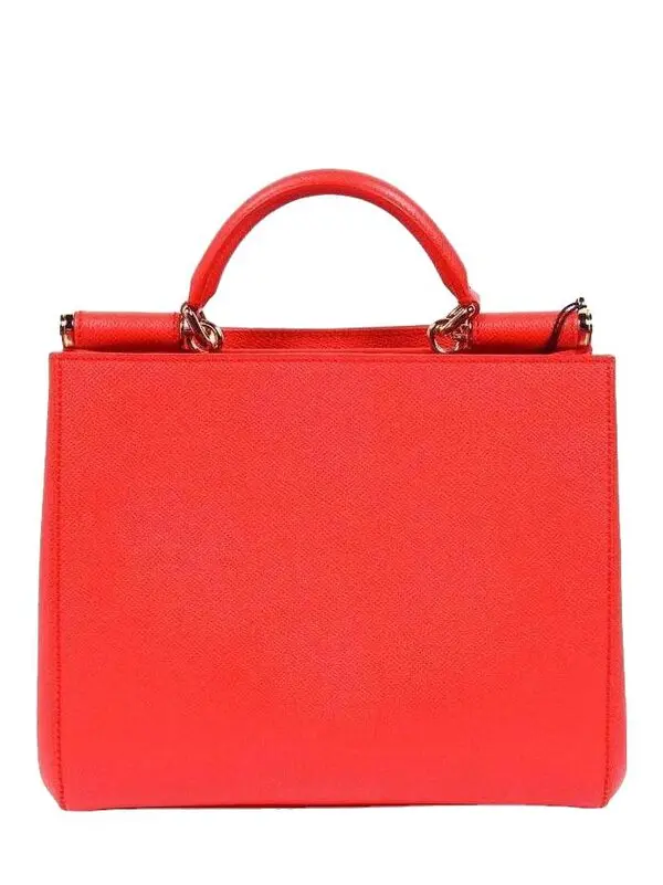 Dolce & Gabbana Logo Detail Top Handle Handbag - Orange