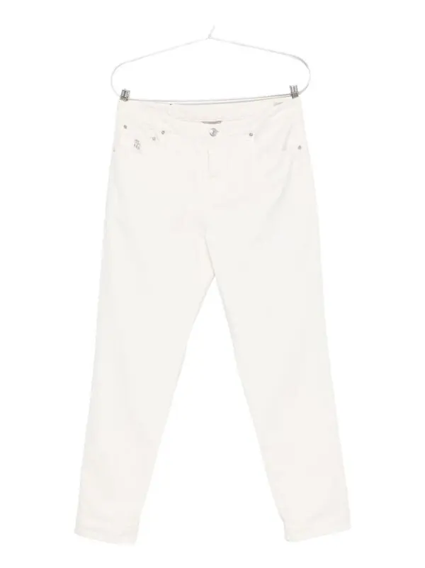 Brunello Cucinelli Straight-leg Trousers - White