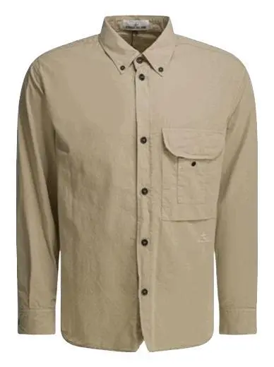 Stone Island Long-sleeved Casual Jacket - Nude