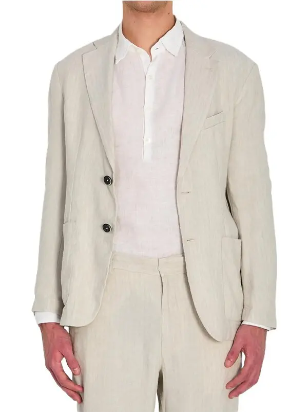 Barena Venezia Single-breasted Jacket - Nude