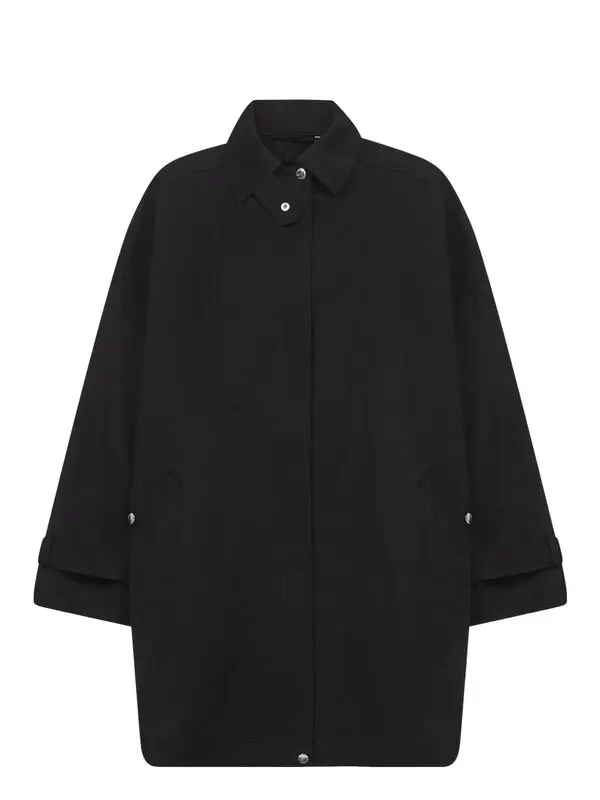 TOTEME Oversized Trench Jacket - Black
