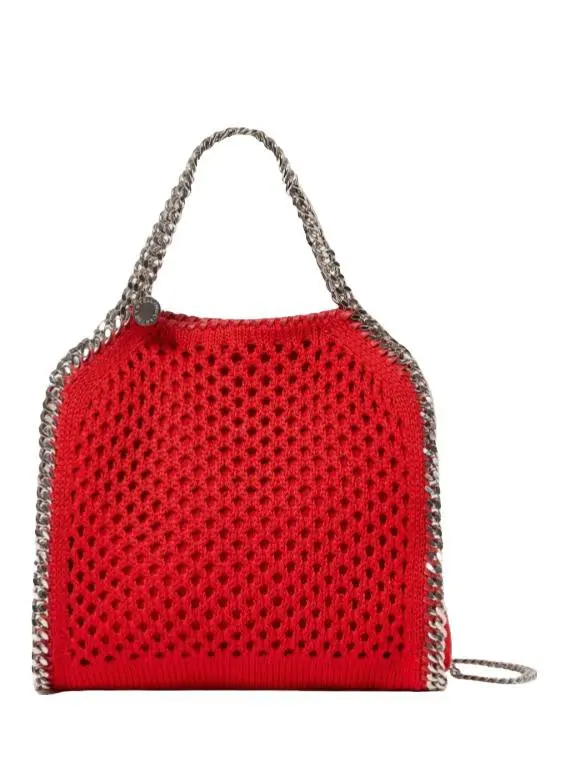 Stella McCartney Falabella Perforated Tote Bag - Lipstick Red