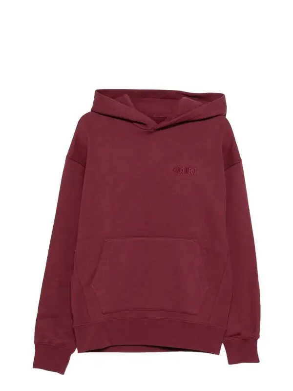 Amiri Long Sleeve Logo Hoodie - Red