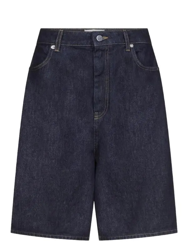 Loulou De Saison Five-pocket Denim Shorts - Blue