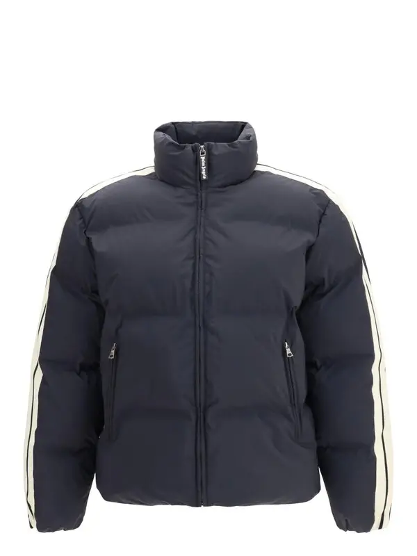 Palm Angels Classic Logo Padded Down Track Jacket - Black Tofu