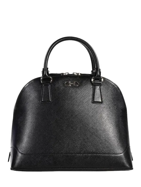 FERRAGAMO Logo Handbag - Black
