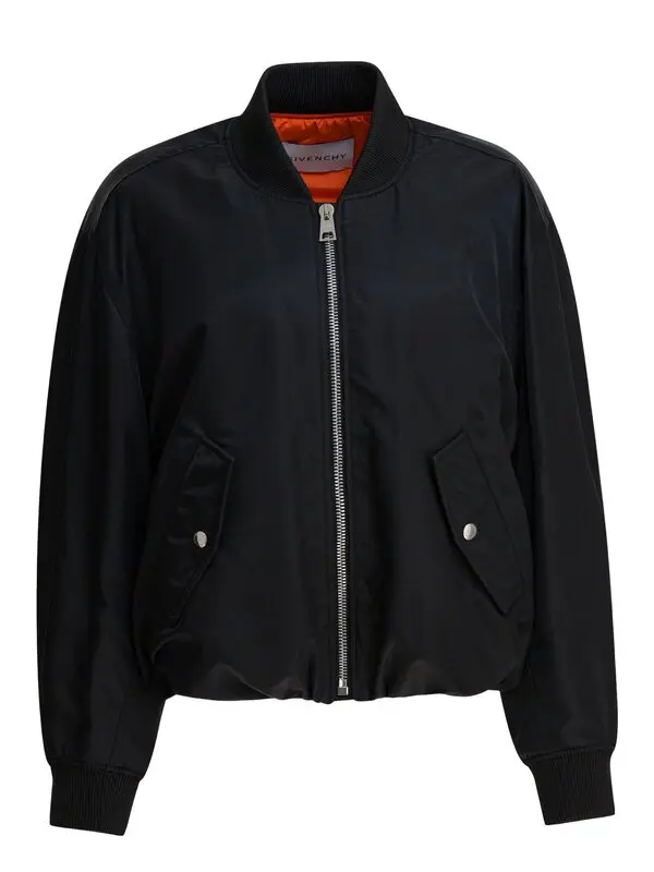 Givenchy Zip-up Bomber Jacket - Black