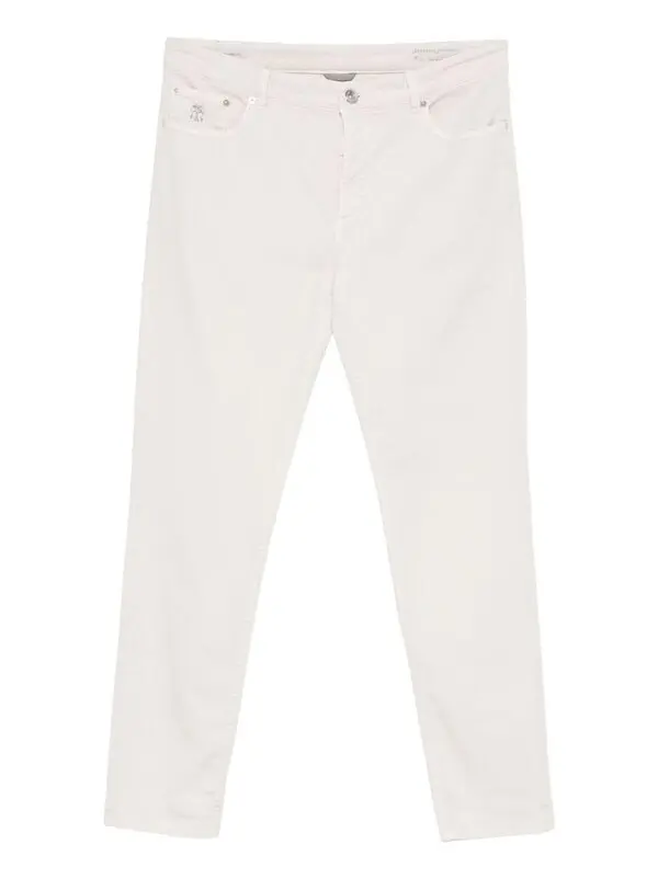 Brunello Cucinelli Straight-leg Jeans - White