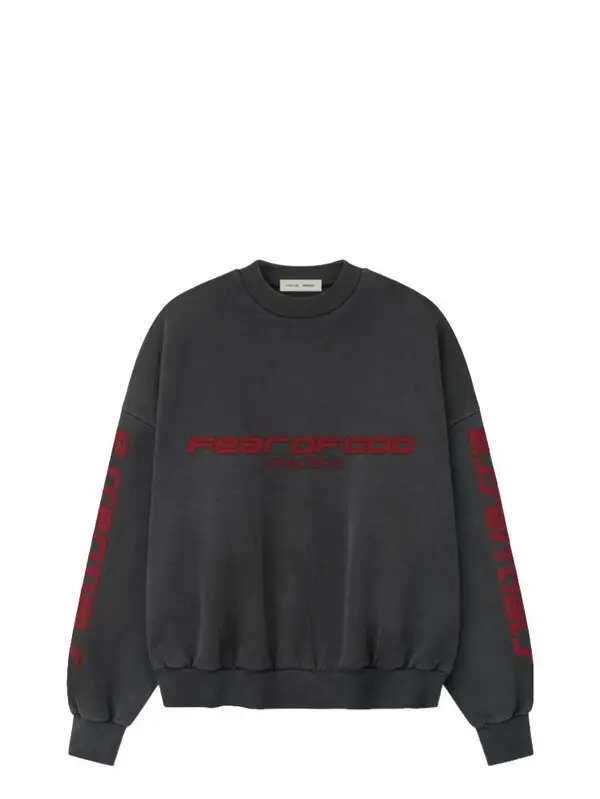 Fear Of God Chicago Heavy Fleece Cropped Sweatshirt - Iron Grey