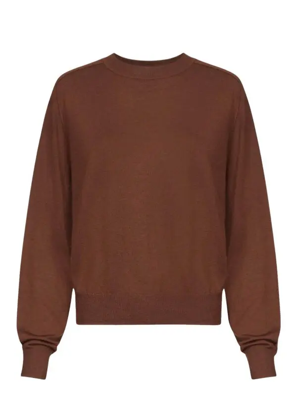 Loulou De Saison Angus Long-sleeve Sweater - Brown