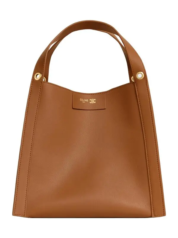 Celine Small Cube Bag In Calfskin - Soft Tan