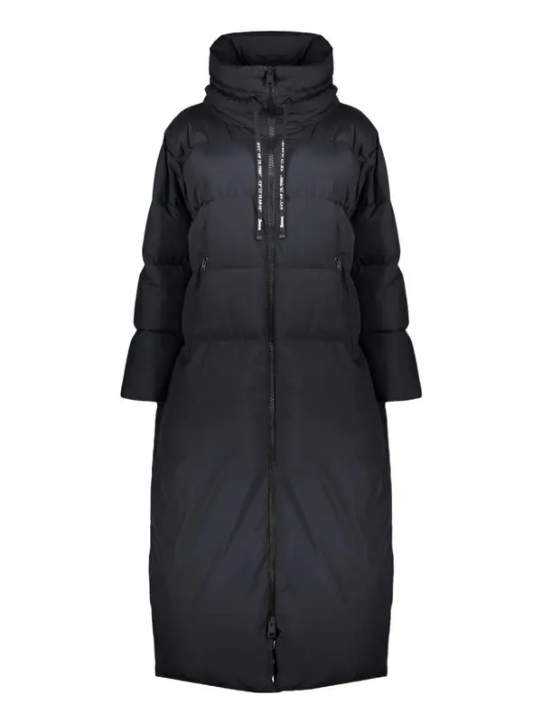 Herno Long Hooded Puffer Coat - Black