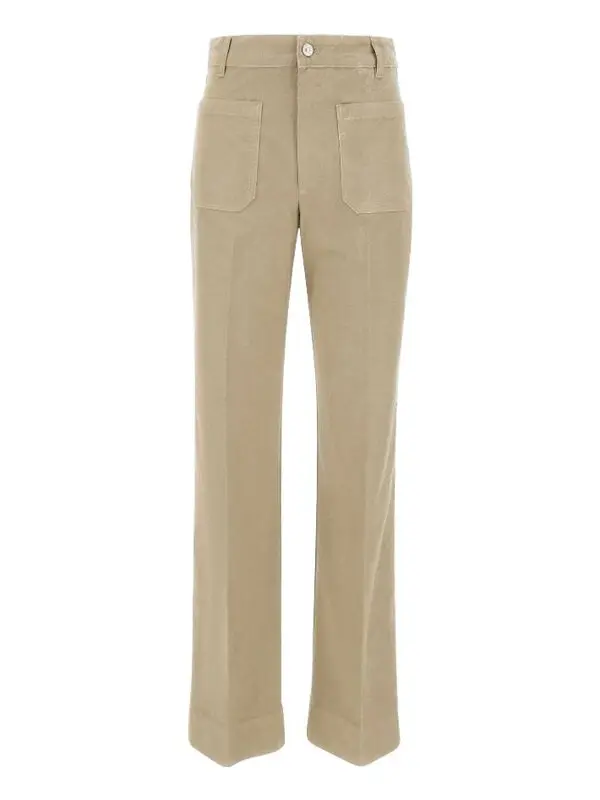 Victoria Beckham Alina Straight-leg Jeans - Nude