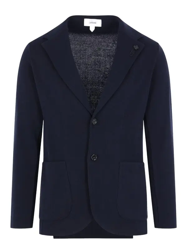 LARDINI Single-breasted Tailored Jacket - Blue