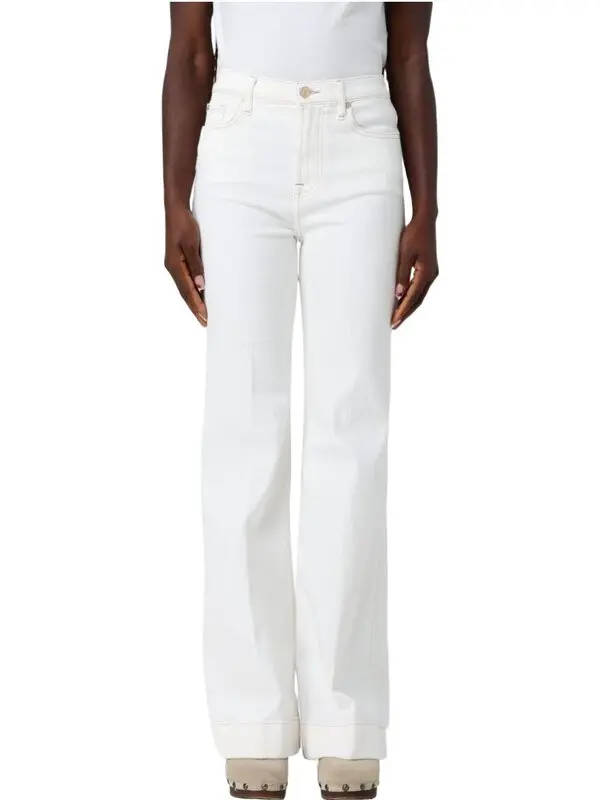 7 For All Mankind Tailorless Modern Dojo Jeans - White