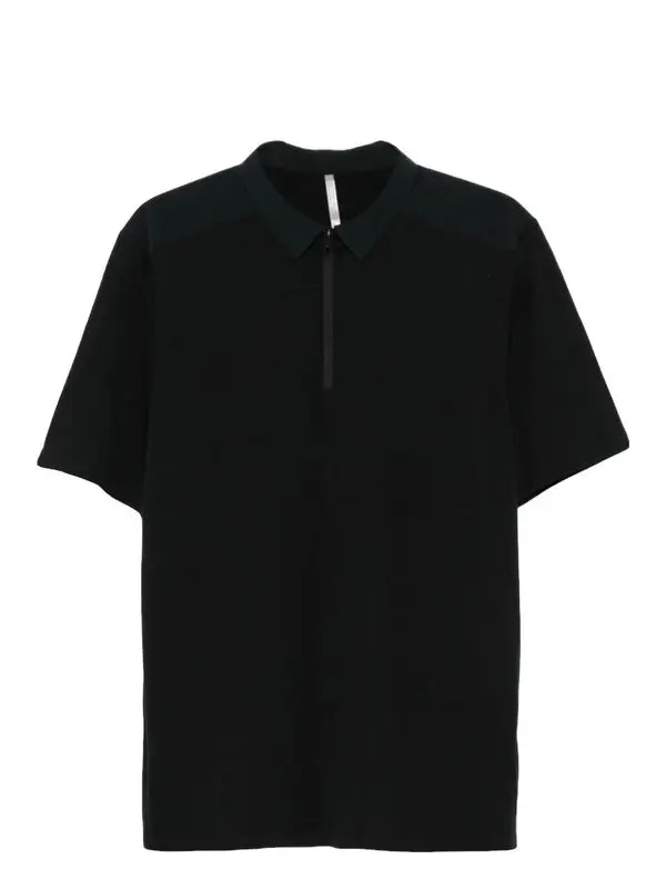 Veilance Frame Short-sleeve Polo Shirt - Black