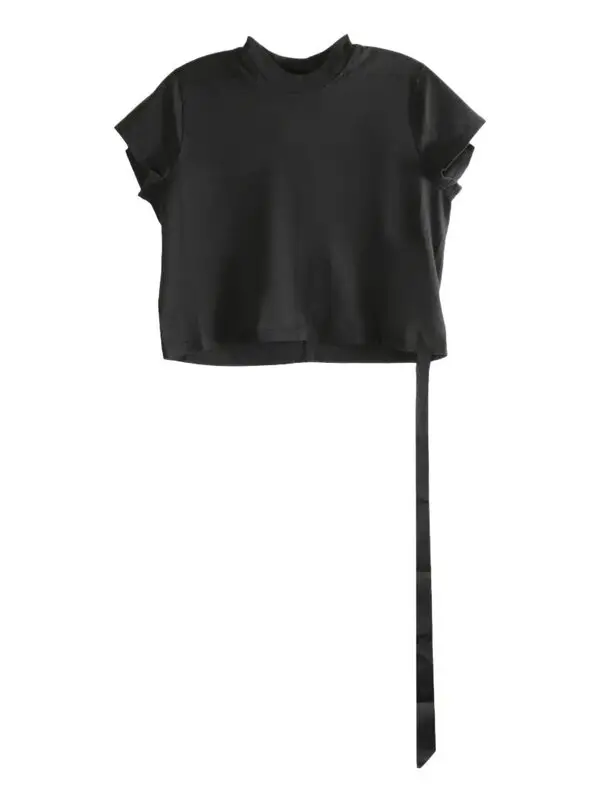 Rick Owens Cropped Level T-shirt - Black