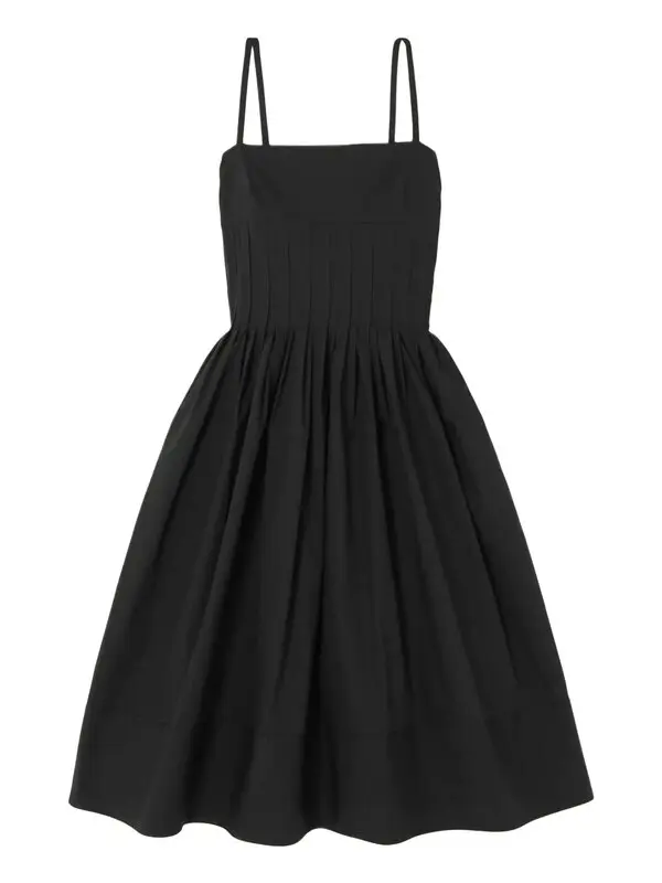 Proenza Schouler Pleated A-line Dress - Black