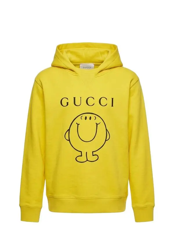 Gucci Graphic Hoodie - Yellow