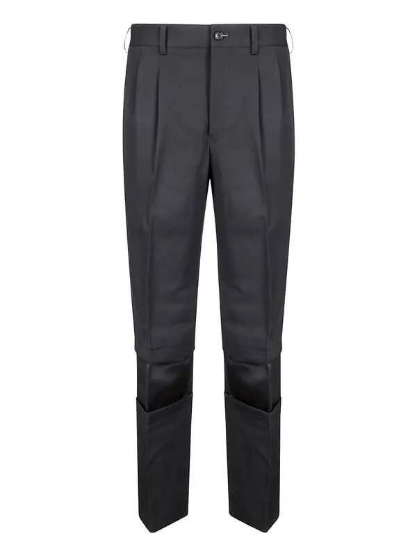 Comme Des Garçons Pleated Trousers - Black