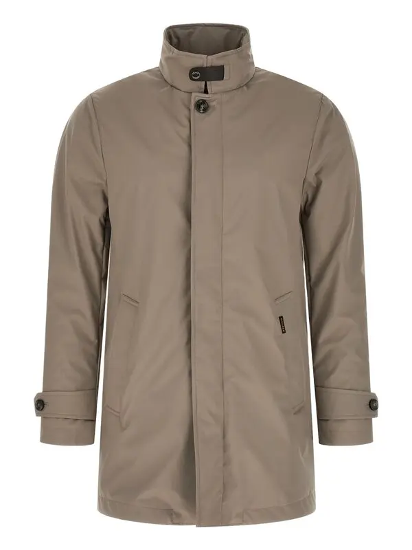 MOORER High Neck Duca Jacket - Gray