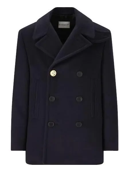 Givenchy Wool Peacoat - Black