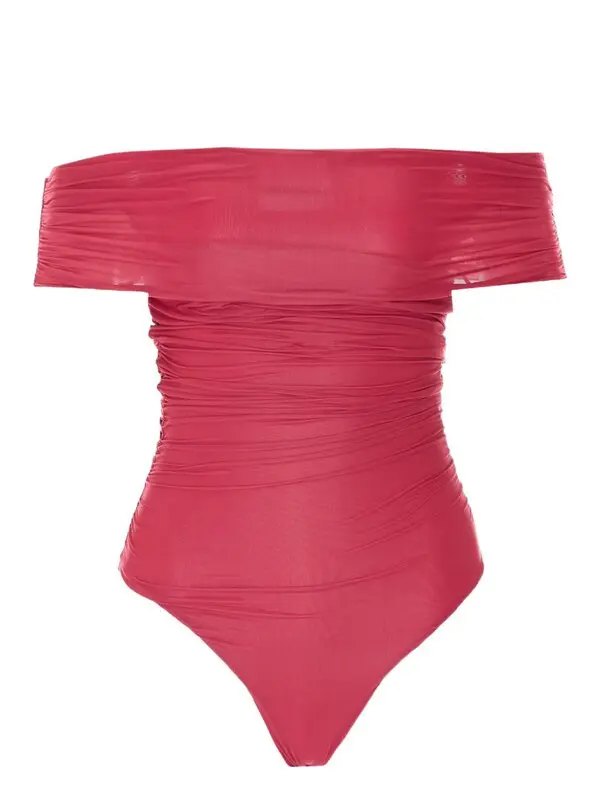 ANIYE BY Xena Off-shoulder Bodysuit - Red