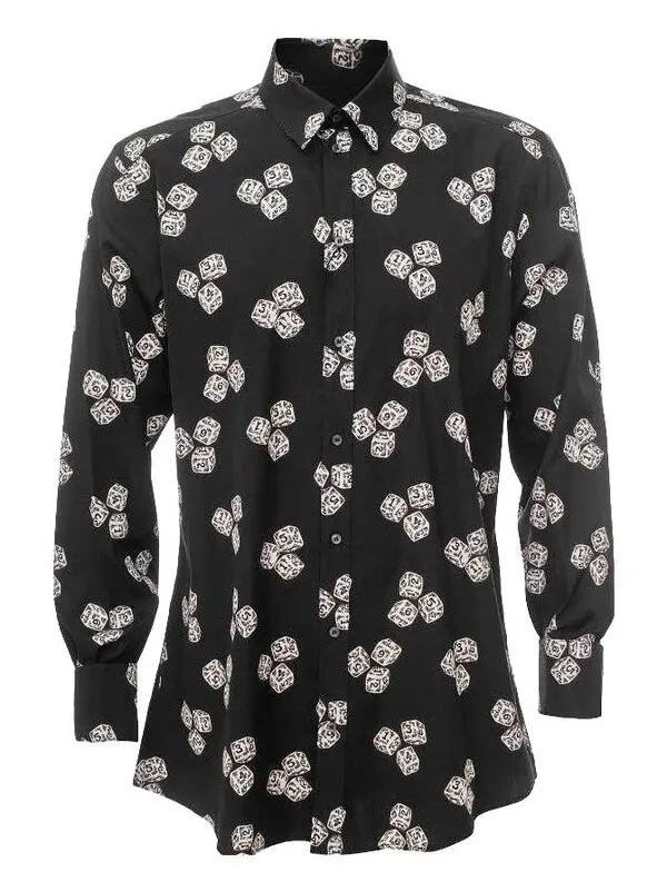 Dolce & Gabbana Printed Long-sleeved Shirt - No