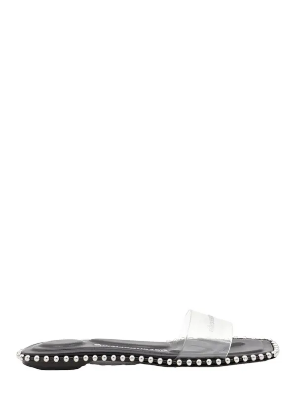 Alexander Wang Studded Flat Sandals - Black
