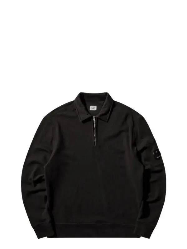 C.P. COMPANY Lens Pocket Half-zip Sweater - Black