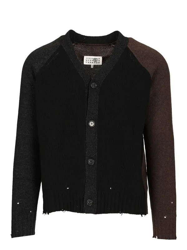 MAISON MARGIELA Distressed Cardigan - Multicolor