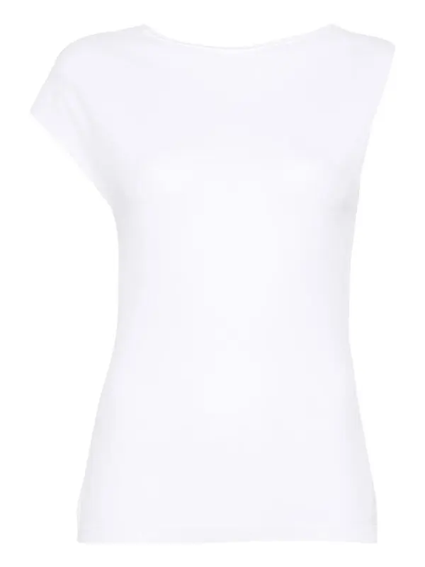 ALYSI Asymmetrical T-shirt - White