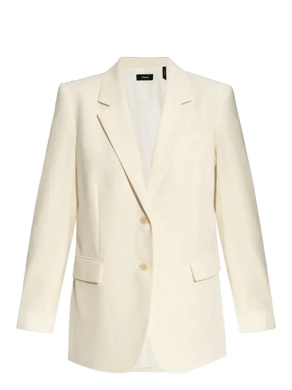 Theory Single-breasted Blazer - White