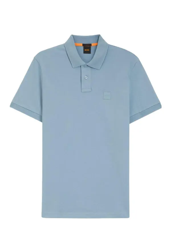 Hugo Boss Collared Short-sleeved Polo Shirt - Blue
