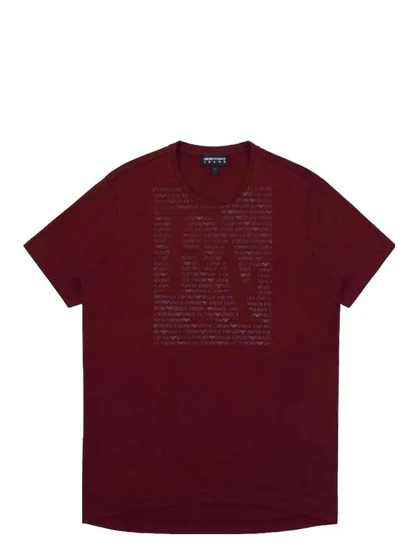 Emporio Armani T-shirt With Round Neck - Red