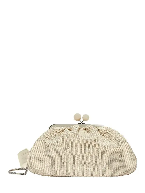 Max Mara Medium Pasticcino Sphere Clasp Shoulder Bag - Nude