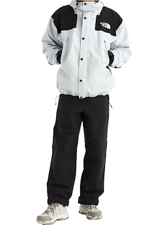 The North Face Gtx Mountain Down Jacket - Pearl Stone/tnf Black