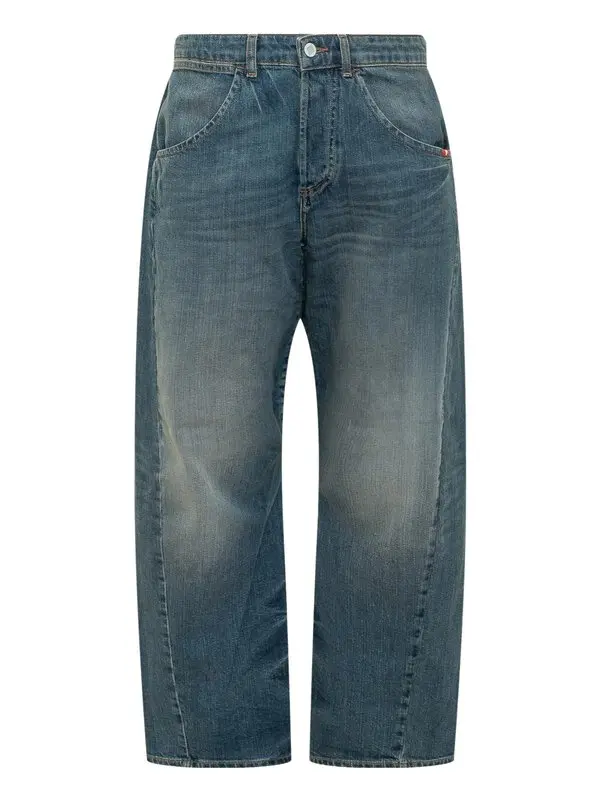 AMISH SUPPLIES Twist Slub Loose Jeans - Blue